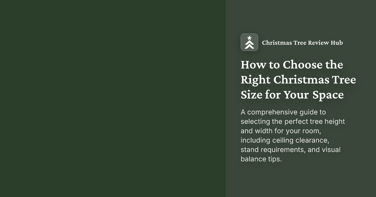 How to Choose the Right Christmas Tree Size for Your Space — Blog ...