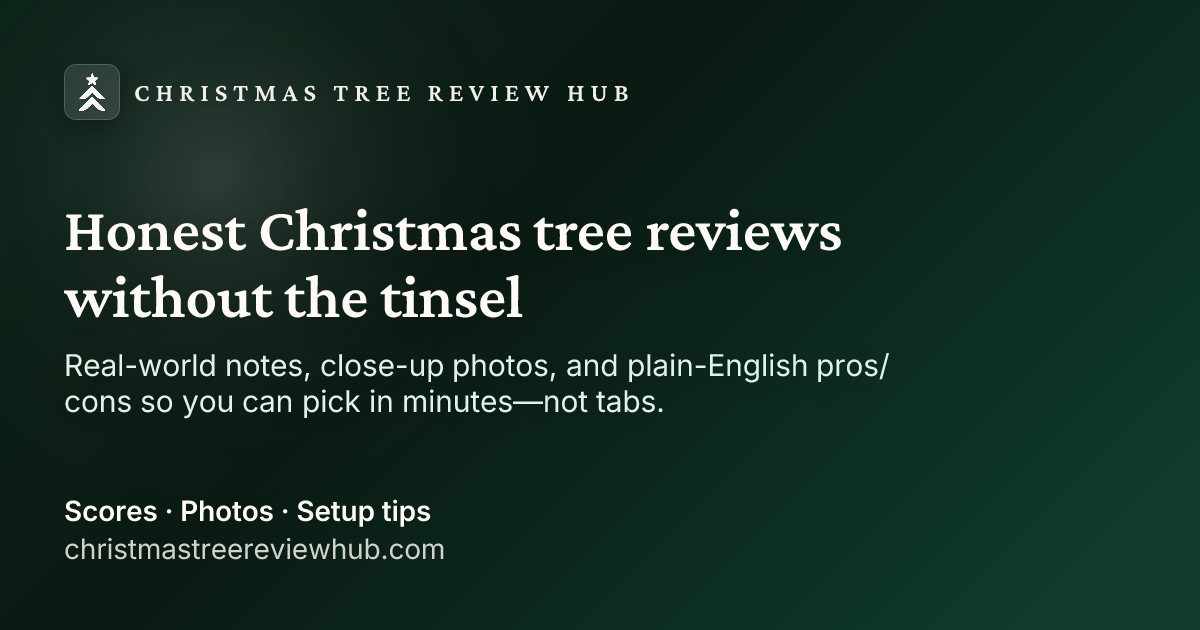 Christmas tree catalog with smart picks